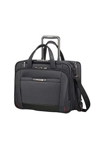 SAMSONITE ROLLING TOTE 15.6" (BLACK) -PRO-DLX 5 Travel Tote, 33.0 cm, Black