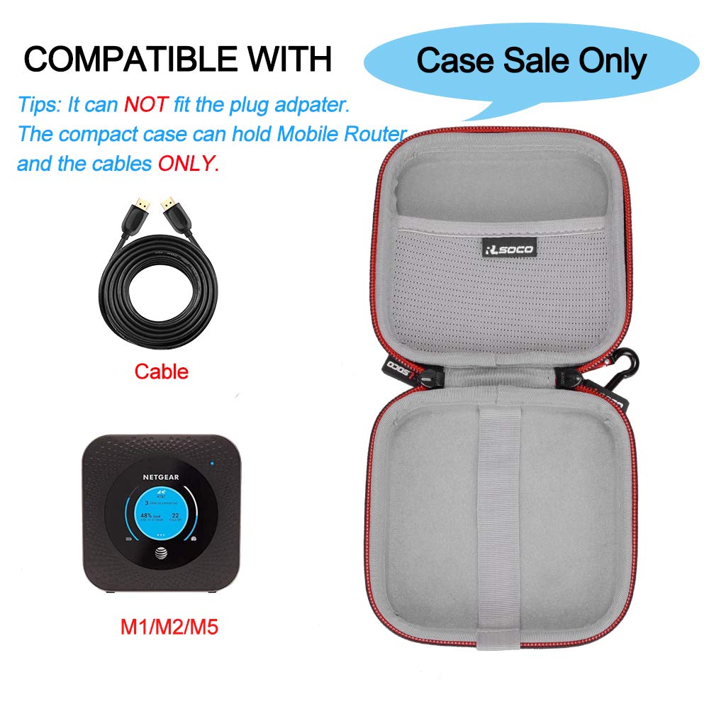 RLSOCO Hard Case for Netgear Nightawk M1/M2/M5/M6/M6 Pro Mobile Hotspot Router-Fits for Netgear Nightawk MR1100/MR2100/MR5200/MR6150/MR6500 Mobile Hotspot Router