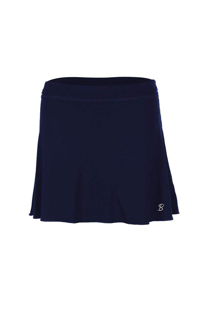 SOFIBELLA UV Staples 14 in Womens Tennis Skirt - Navy/L