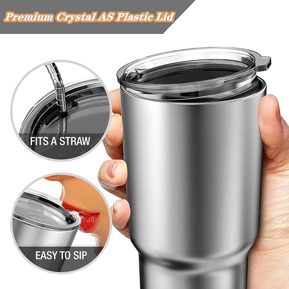 Premium Tumbler Lid Replacement for 20 oz/ 30 oz (30 oz, AS) (20 oz, AS)