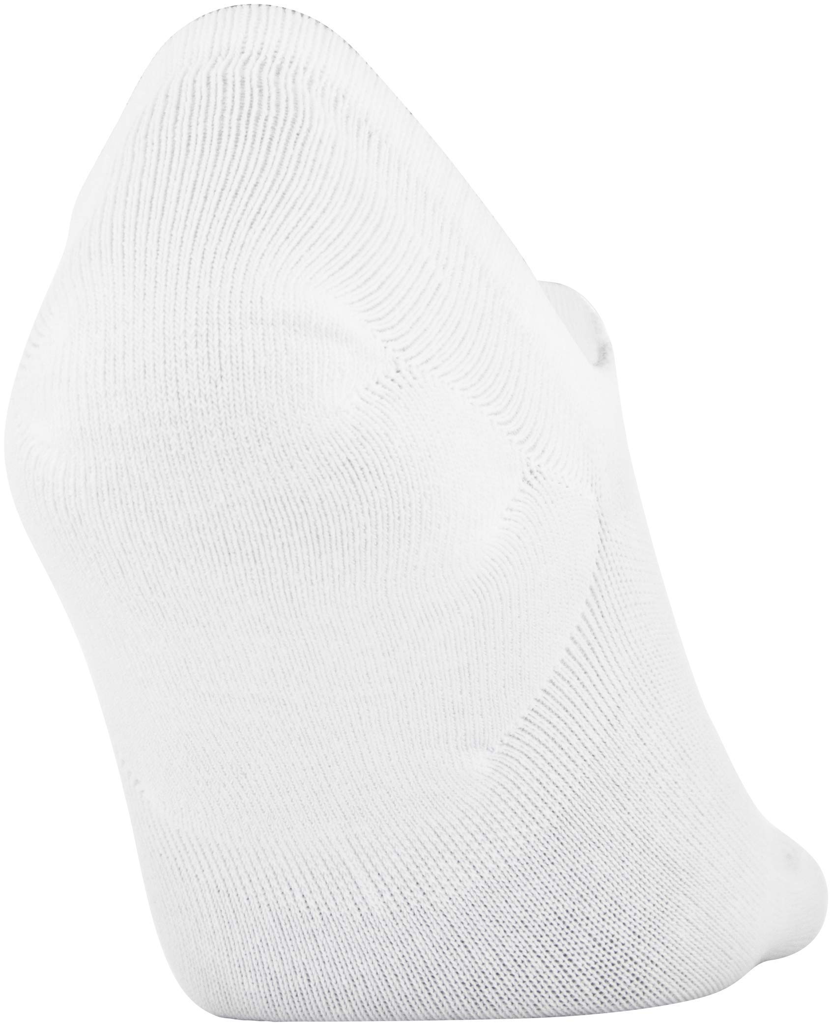 Under Armour Adult Essential Ultra Low Tab Socks, Multipairs , White (3-Pairs) , Large