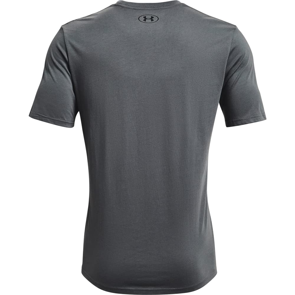 Under Armour Fish Hook Logo Short Sleeve, Pitch Gray (012)/Realtree Cov3, Large