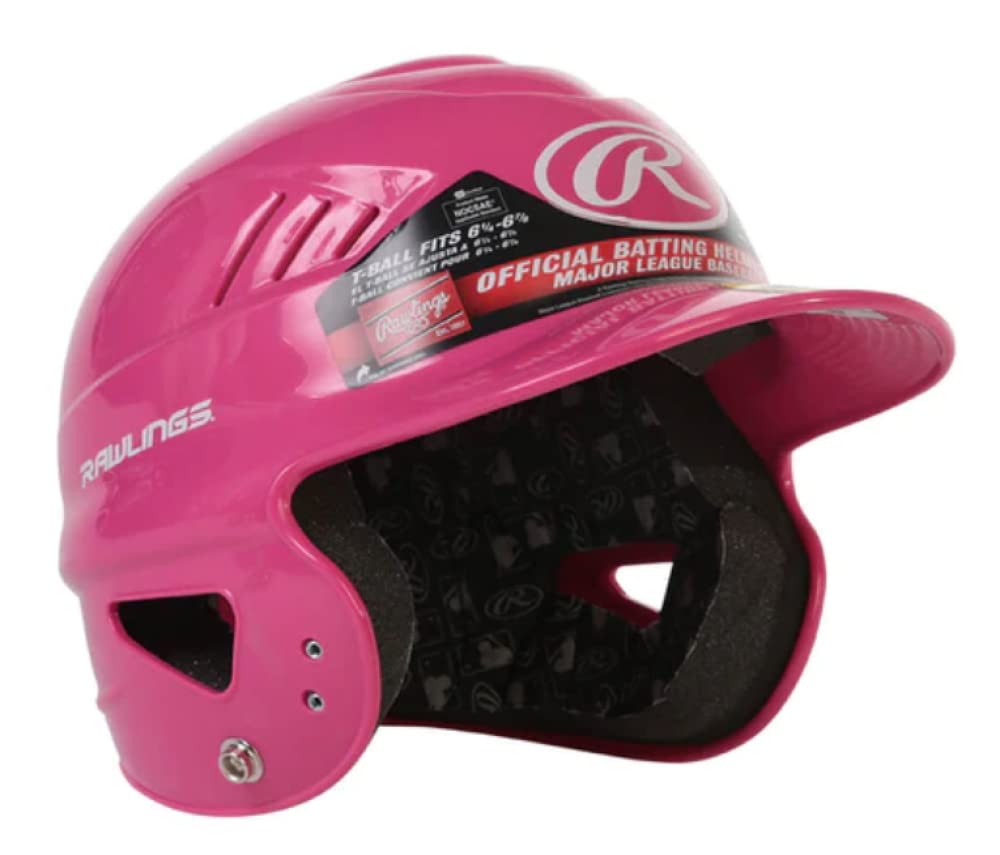Rawlings | COOLFLO Batting Helmet | T-Ball (6 1/4" - 6 7/8") | Pink