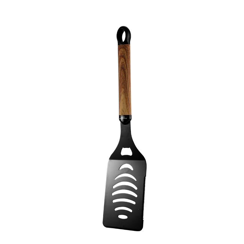 Phantom Chef BBQ Tool Set | Grill Accessories for BBQ | Stainless Steel Grilling Utensils | Indoor & Outdoor Fork, Spatula, Locking Tongs | Kitchen & Camping Griddle Tool | Easy to Clean | 3 Pieces