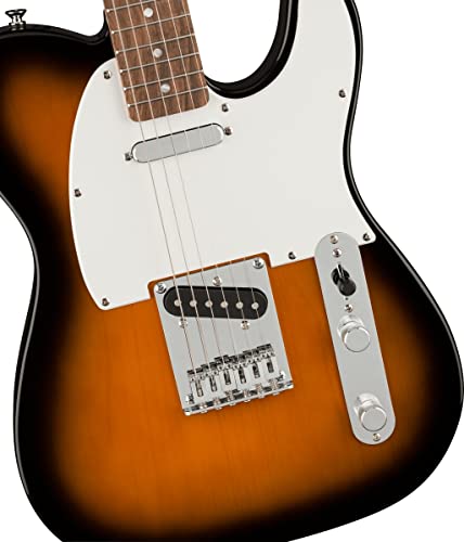 Squier Bullet Telecaster SS Electric Guitar, with 2-Year Warranty, Brown Sunburst, Laurel Fingerboard