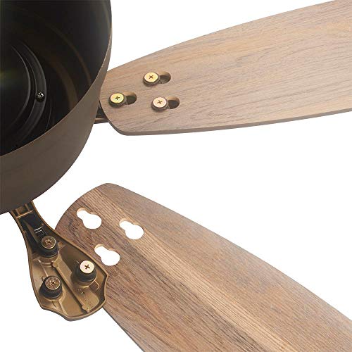 Stoneridge 52 in. Bronze Hugger LED Ceiling Fan with Light Kit
