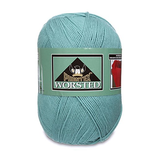 Phentex Worsted Yarn, 14 Ounce, Light Green, Single Ball