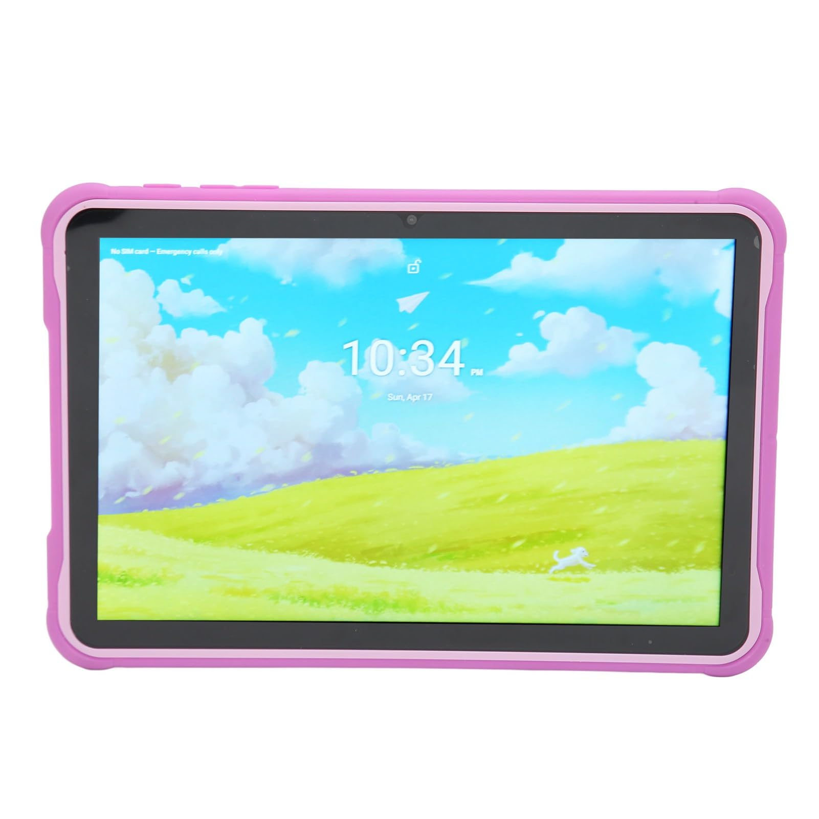 SHYEKYO Kids Tablet, 2MP 8MP Dual Camera 10 Inch HD IPS Screen 2GB RAM 32GB ROM Children Tablet Eye Protection Quad Core for Study (US Plug)