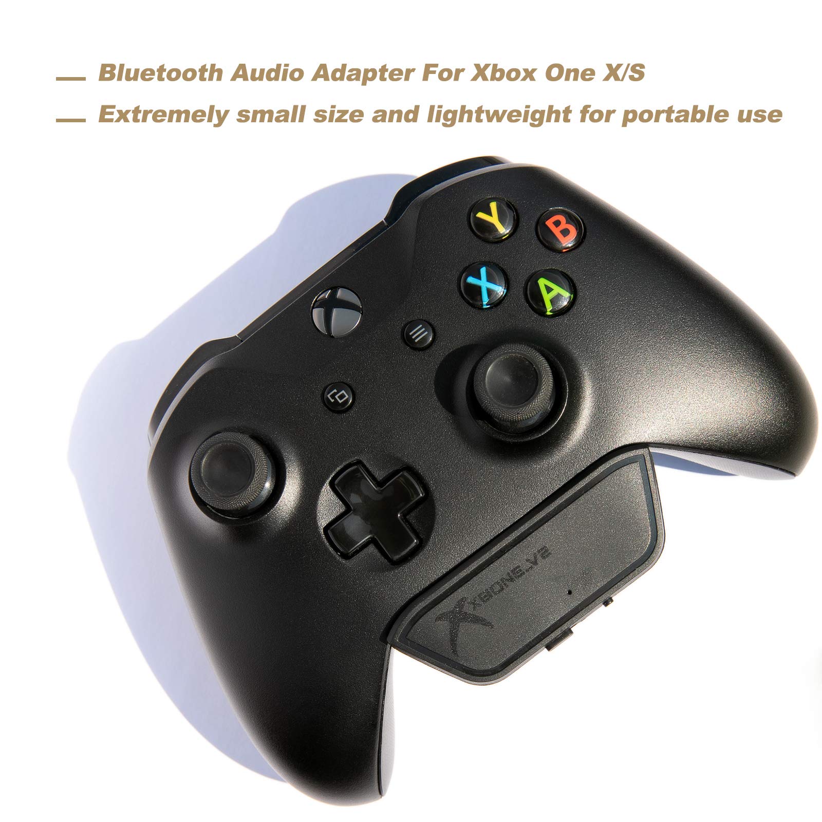 Uberwith Bluetooth Xbox one Transmitter Stereo Headset Audio Adapter for Xbox One X/S Controller Compatible with AirPods Wireless Headset Headphone Earbuds Speakers with Low Latency