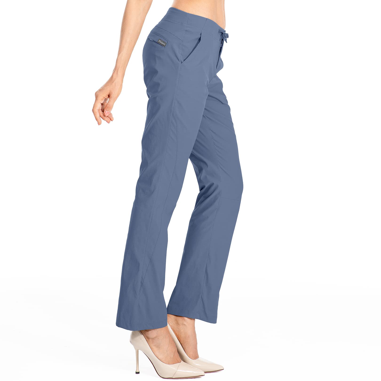 Women's Golf Pants Stretch Lightweight Breathable Quick Dry Anytime Outdoor Boot Cut Casual Work Pant,2064,Blue,US 4