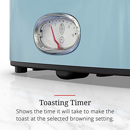 Russell Hobbs TR9150BLR Retro Style 2-Slice Toaster, Heavenly Blue