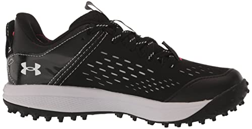 Under Armour Boys' Yard Turf Jr., (001) Black/Black/White, 6, US