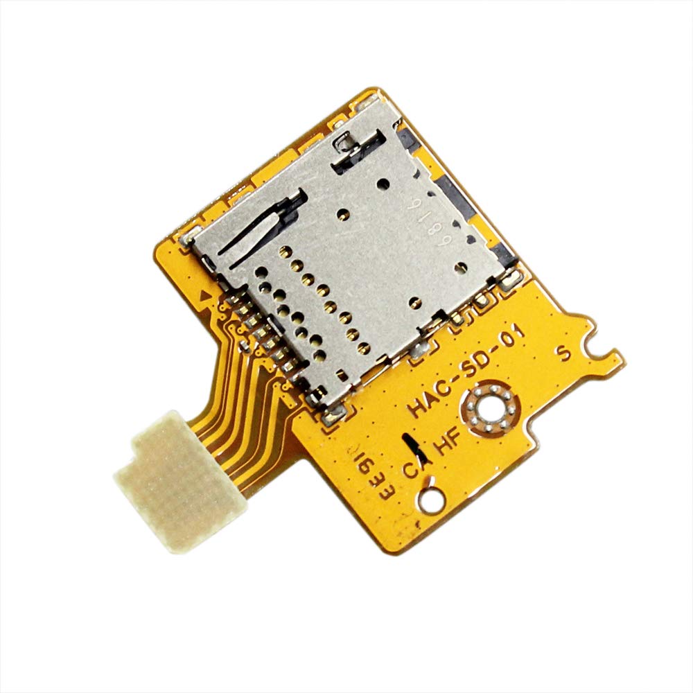 Suyitai Slot Module Replacement for Nintendo Switch HAC-001 HAC-001(-01) 6.2" SD Card Reader Port Flex CableGame Cartridge Reader Flex