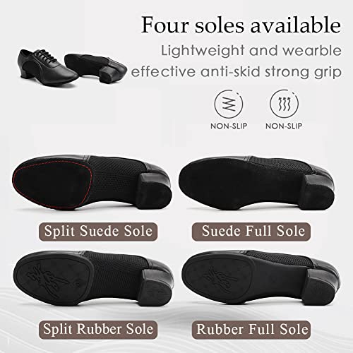 TINRYMX Women Ballroom Practice Shoes Standard Modern Teaching Professional Performance Latin Salsa Dance Shoes,US 5.5