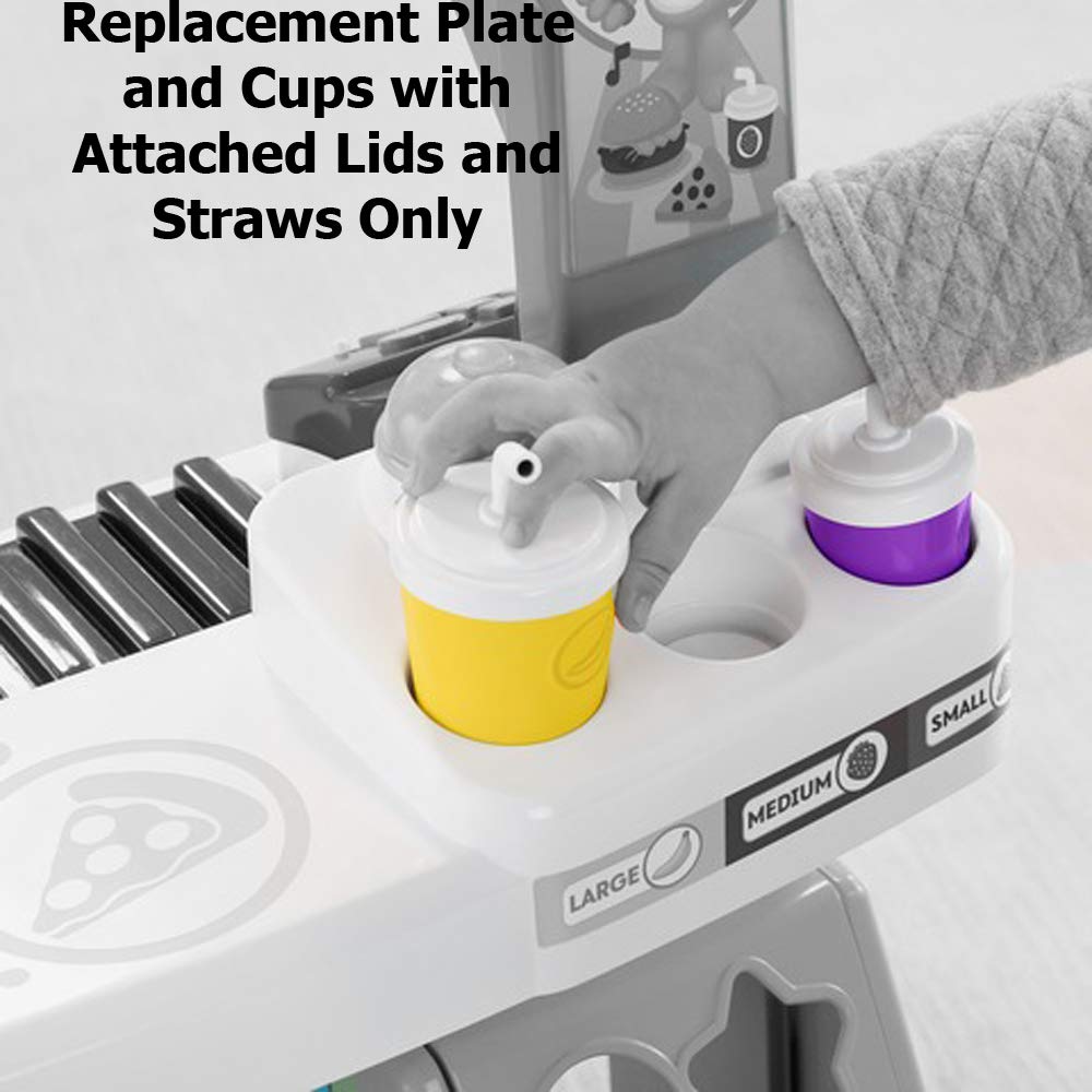 Replacement Parts for Food Truck - Laugh and Learn Servin' Up Fun Food Truck DYM74 ~ Replacement Plate and Cups