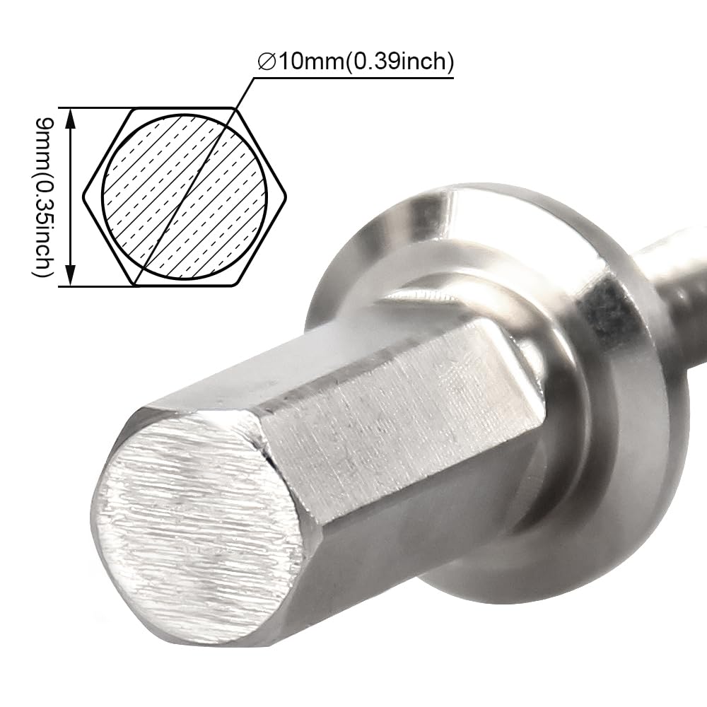 Toolcool Dowel Maker Accessories Stock Holder Screw Nail Drill Adapter Use to Attach Stock to The Drill