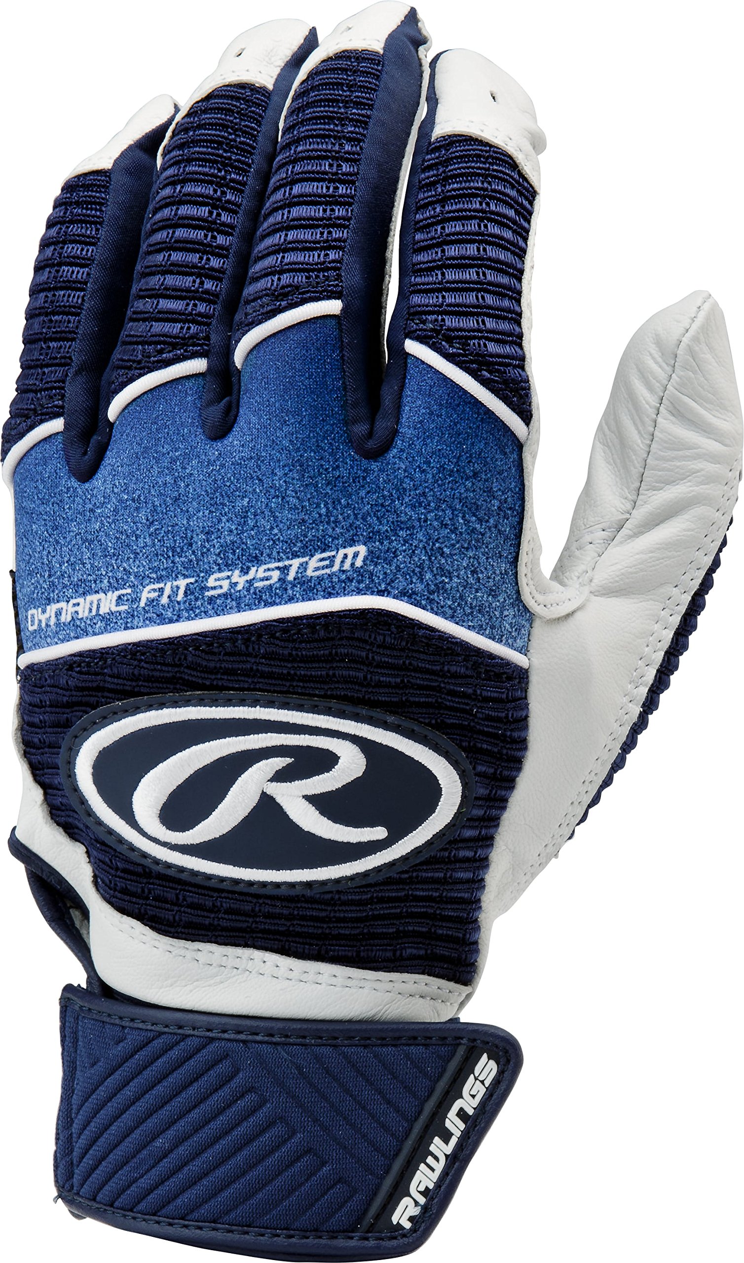 Rawlings Workhorse 950 Series Youth Batting Gloves, Navy, Large