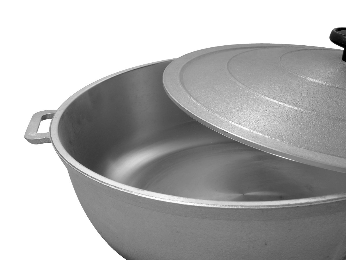 Uniware 9900 Super Quality Aluminum Caldero,Dutch Oven,5 QT, Silver (28cm (11-Inch))