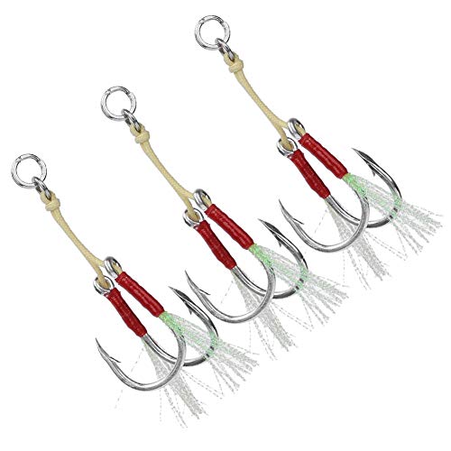 Yuuloo Multifunction Convenient 2set Fish Hook Reusable Incisive Lure Bait Barbed Hooks Kit Accessories Fishing Tools Easy to Clean(1)