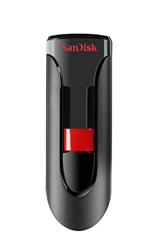 SanDisk 32GB Cruzer Glide USB 2.0 Flash Drive - SDCZ60-032G-B35, Red