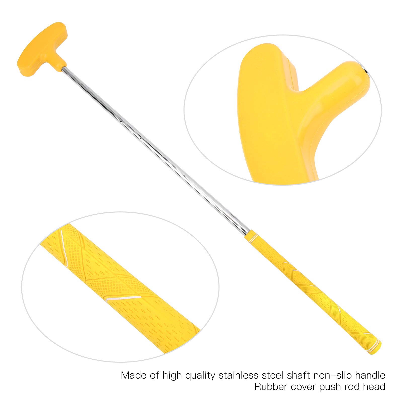 Tool Golf Putter Anti‑Slip for Children(Yellow)