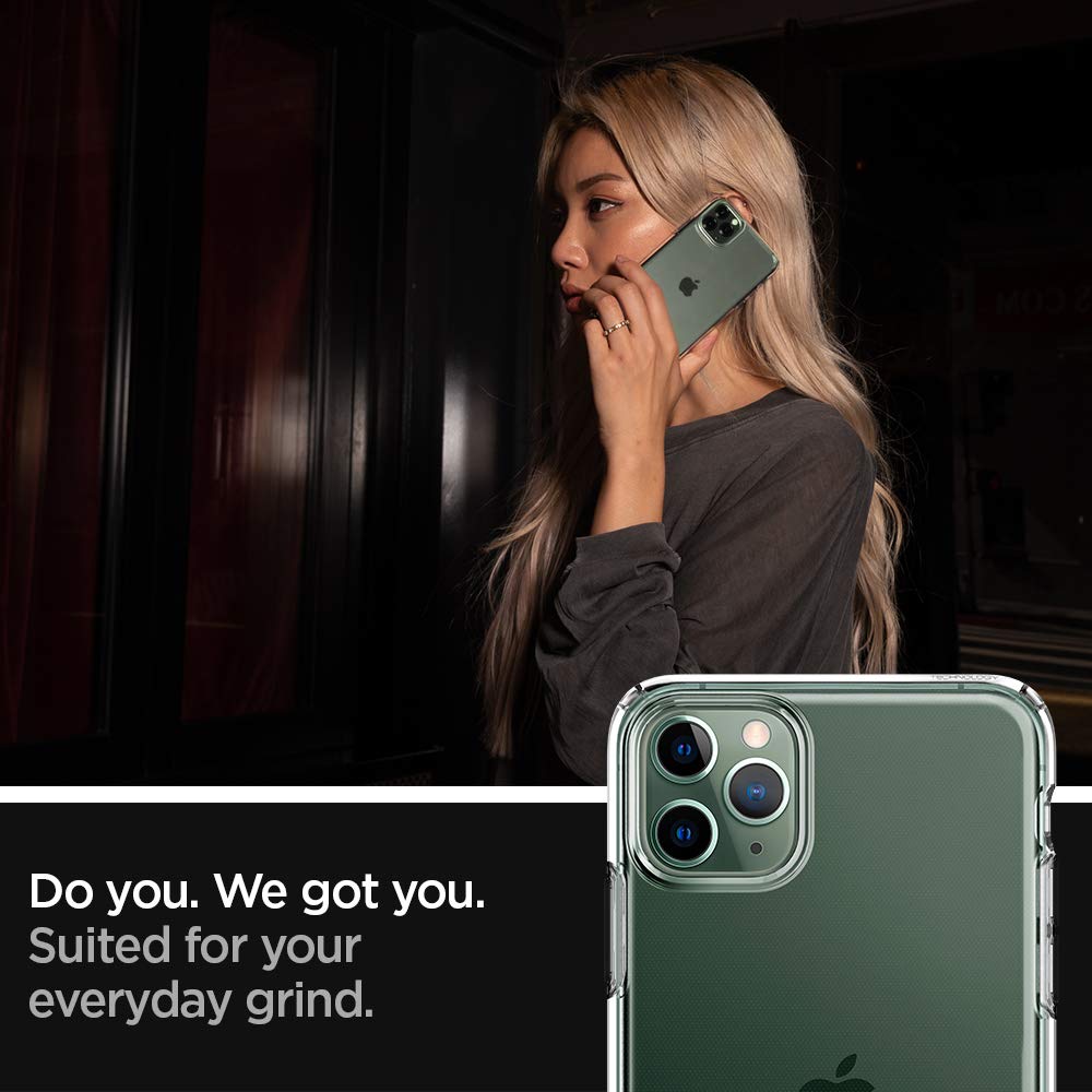Spigen Liquid Crystal Designed for iPhone 11 Pro Max Case (2019) - Crystal Clear