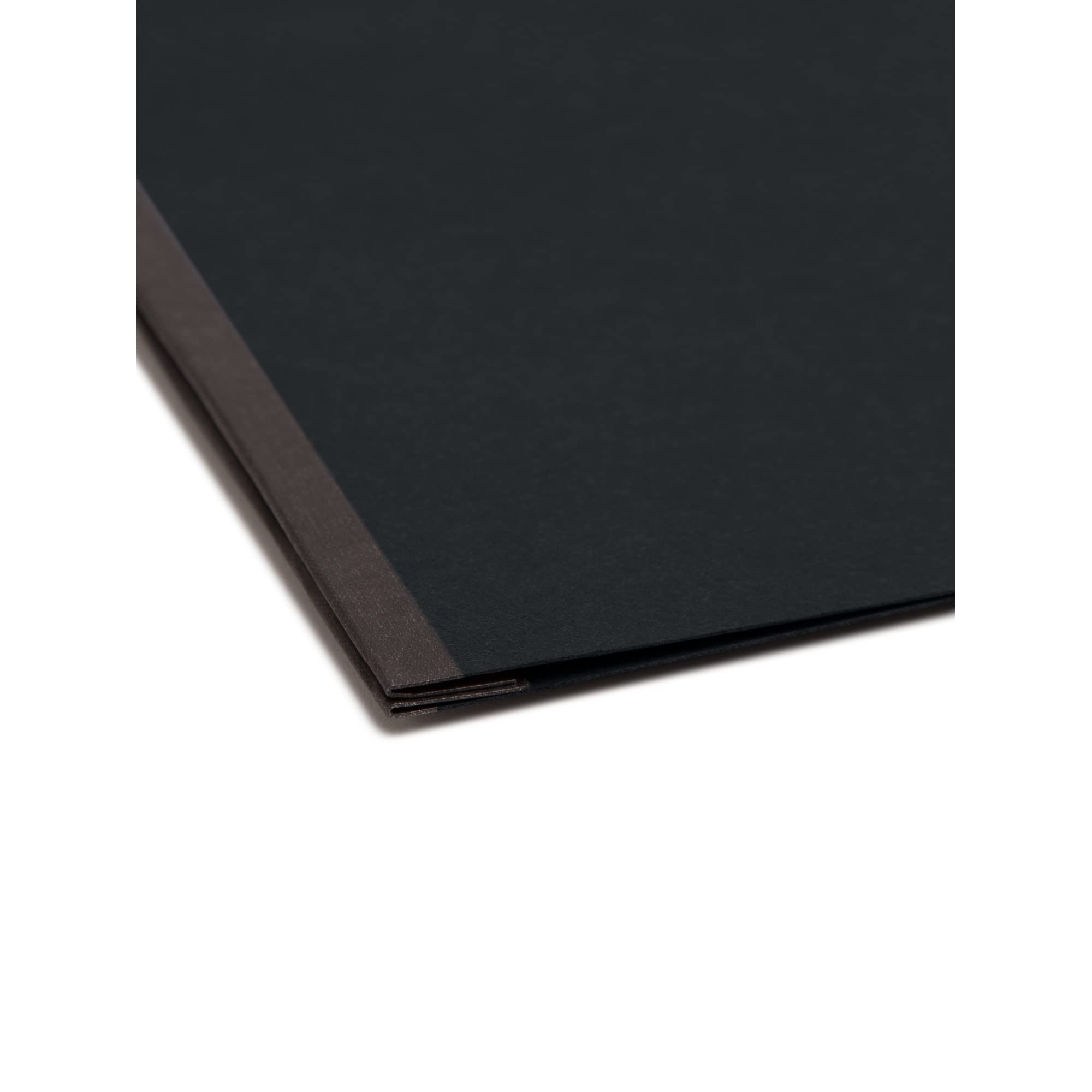 Smead PressGuard Report Cover, Metal Prong Top Fastener with Compressor, 3" Capacity, 11" x 17", Black, 10 per Box (81178)