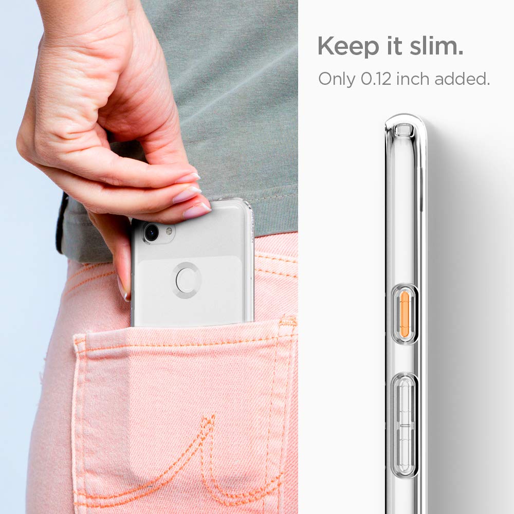 Spigen Liquid Crystal Designed for Google Pixel 3a Case (2019) - Crystal Clear