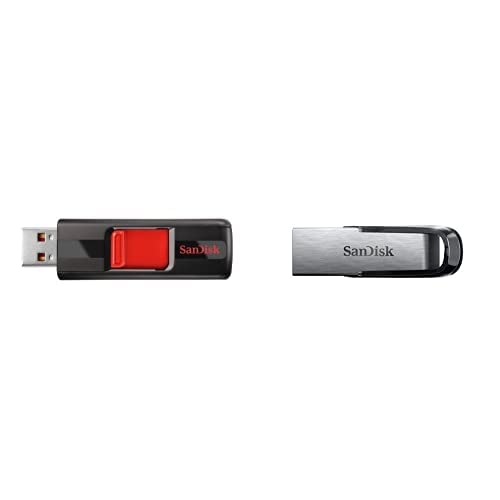 SanDisk 128GB USB Flash Drive Bundle - Cruzer & Ultra Flair
