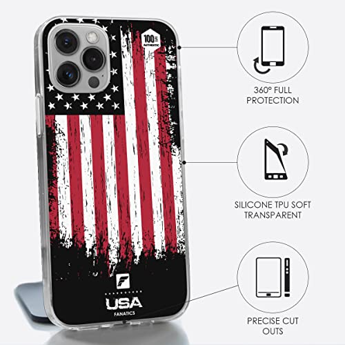 Phone Case USA Flag Patriot Design Silicone Transparent - Compatible iPhone and Samsung (Samsung Galaxy A52 5G)