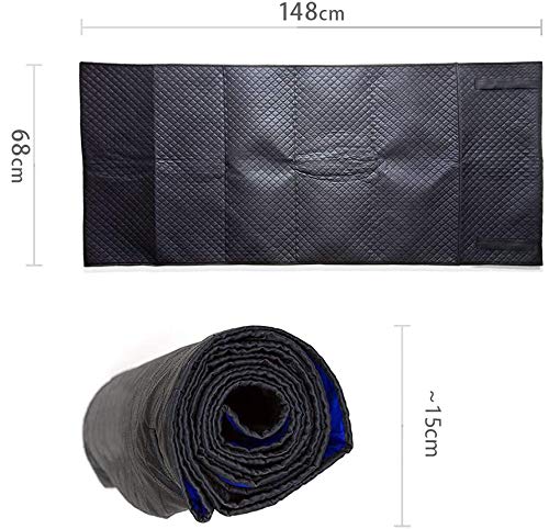 TOPHORT Automotive Car Creeper Folding Moving Pad Rolling Car Repair Pad Zero Crawling Mat Zero Ground Under The Vehicle for Cars Working and Household