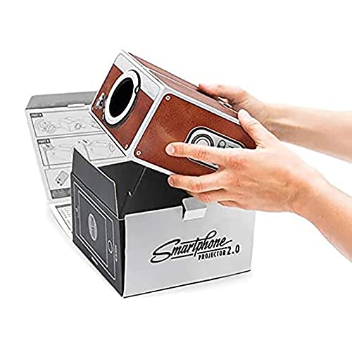 TOCHCA Cinema Projector,Portable Cardboard Smartphone Projector for/Party/Birthday Etc.Home Theater Audio Projector