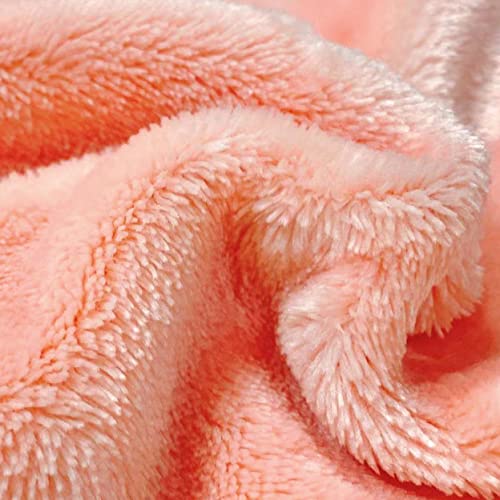 Polyte Premium Hypoallergenic Microfiber Fleece Makeup Remover and Facial Cleansing Cloth 6 x 6 in, 6 Pack (Dark Gray, Pink)