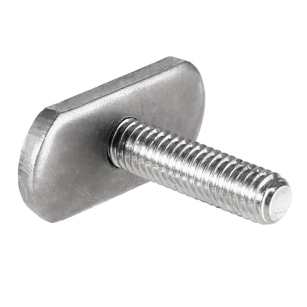 T Slot Bolt Replacement, 1/2 Inch Kayak Screws Track Screws Hardware Gear Mounting MightyBolt for Kayaks Canoes Boats Mini Rails