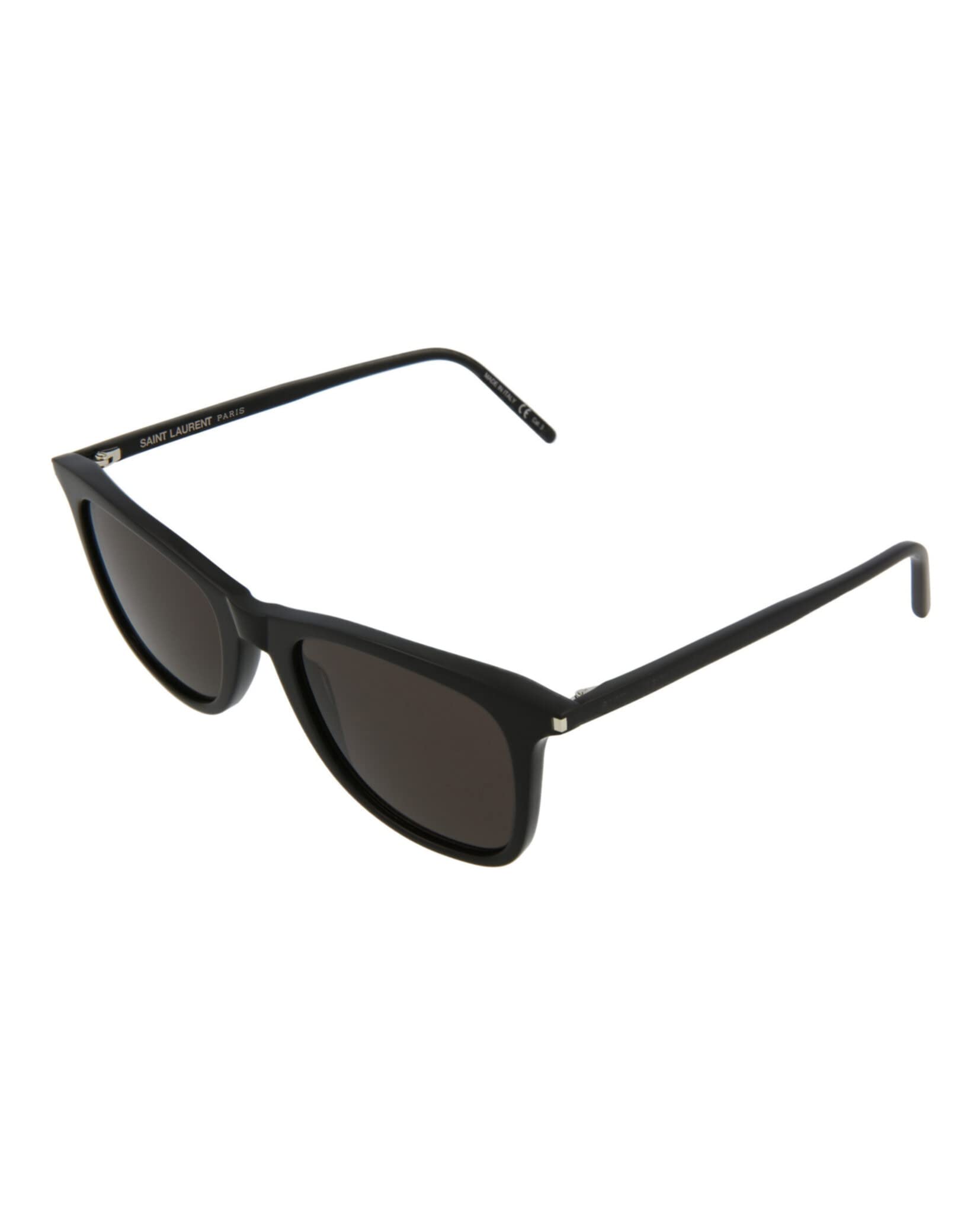 Saint Laurent Square/Rectangle Sunglasses Black Black Black Luxury Eyewear Made In Italy Acetate Frame Designer Fashion for Everyday Luxury