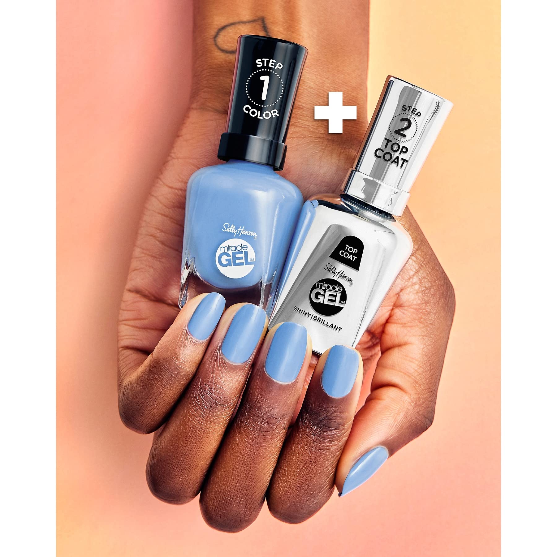 Sally Hansen Miracle Gel Nail Polish, Shade Prince Char-mint 754 (Packaging May Vary)