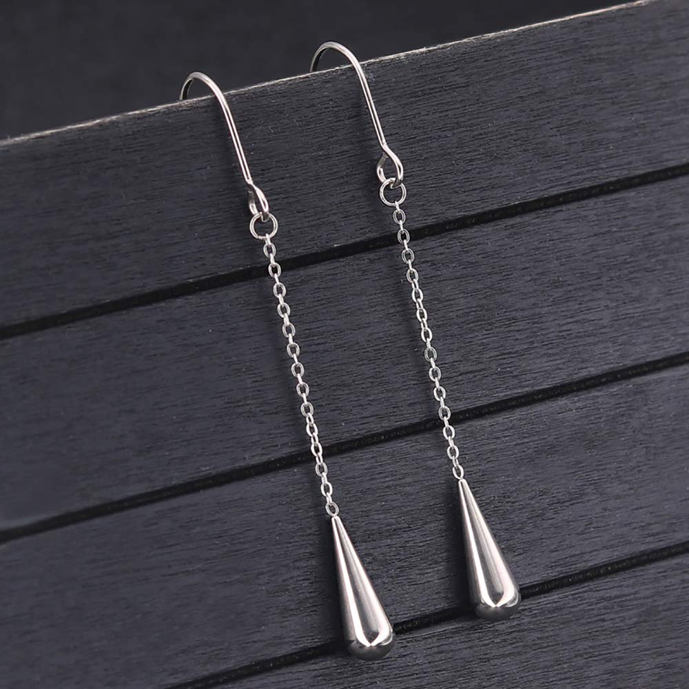Tassel Earrings Lightweight Sterling Silver Fringe Dangling Earrings for Women