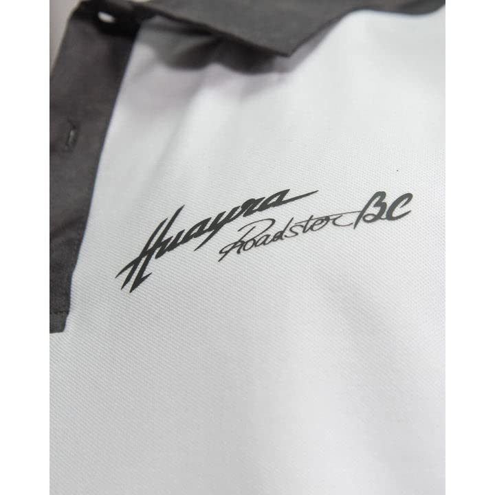 Pagani Huayra Roadster BC Men's Alcantara Polo Shirt Dark Grey