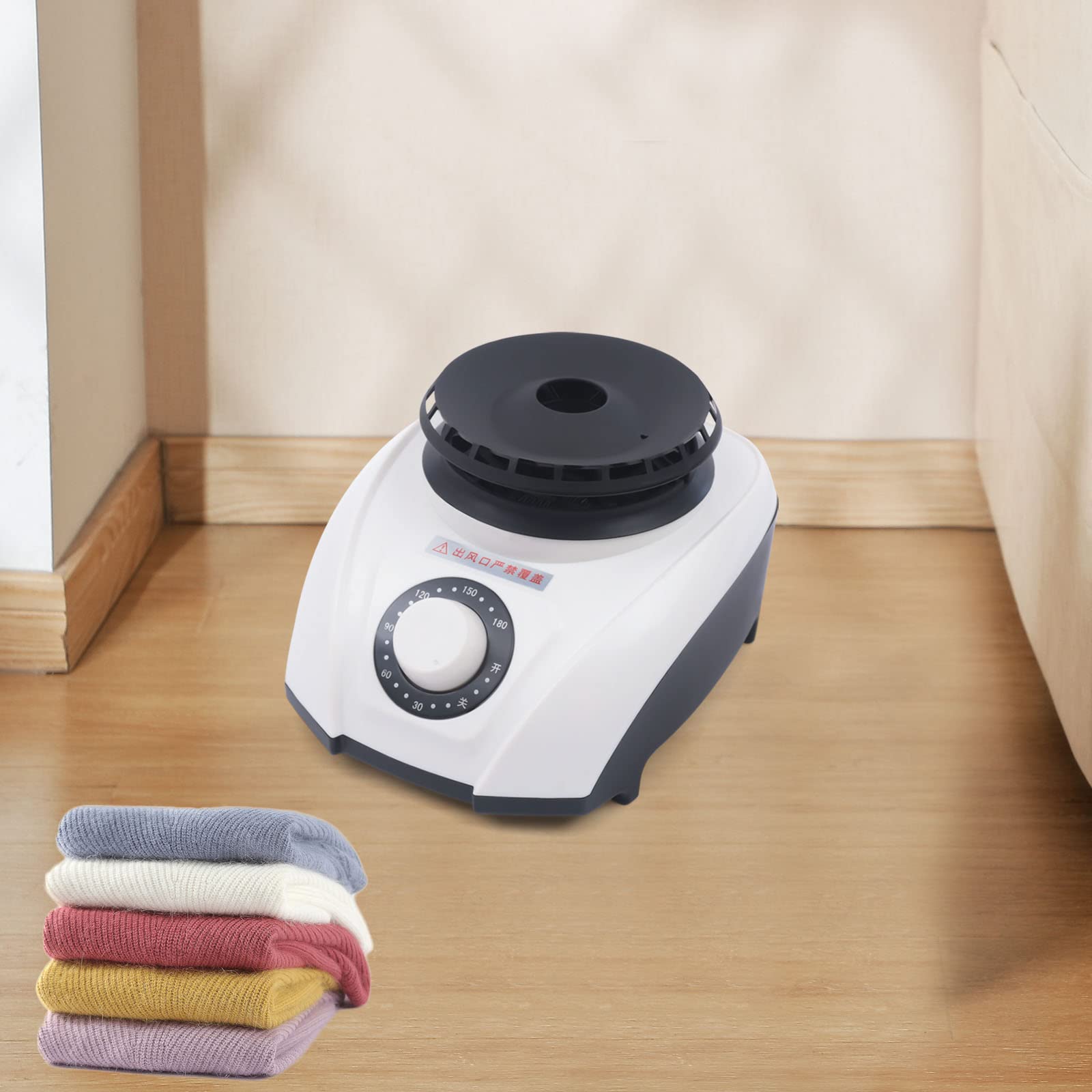 YIYIBYUS 1200W Portable Clothes Dryer,Mini Portable Electric Laundry Dryer Clothes Dryer Super Quiet Warmer Clothing Shoes Dryers for Apartment Home Mini Clothes
