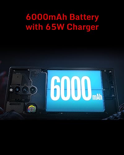 REDMAGIC 8S Pro Smartphone 5G, 120Hz Gaming Phone, 6.8" Full Screen, Under Display Camera, 6000mAh Android Phone, Snapdragon 8 Gen 2, 16+512GB, 65W Charger, Dual-Sim, US Unlocked Cell Phone