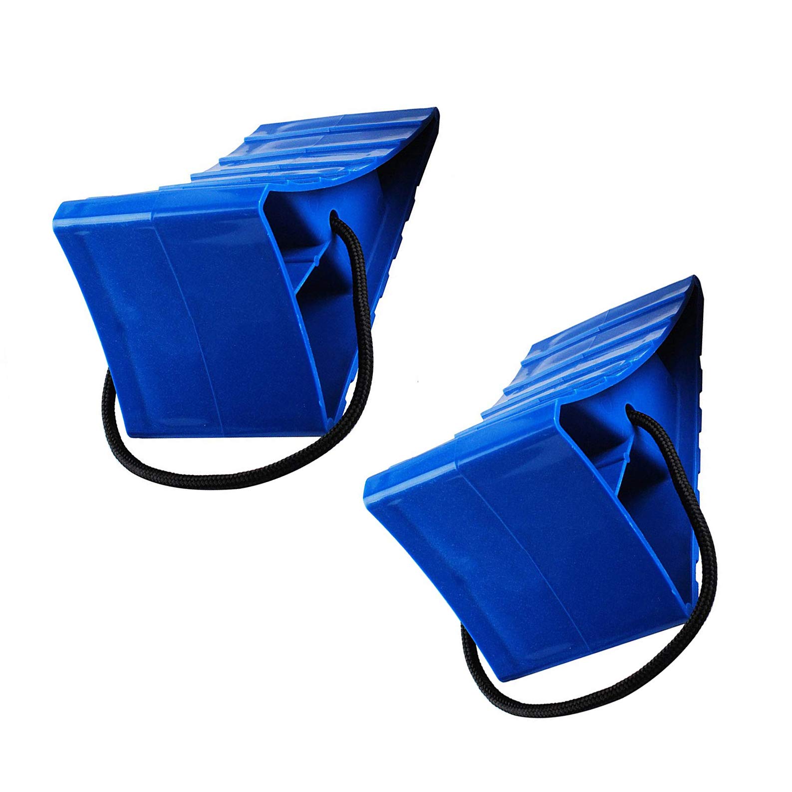 RV Wheel Chocks,Wheel Stoppers Camper Leveler,Leveling Blocks 7.7" L x 3.8" W x 4.3" H (2 Pack)
