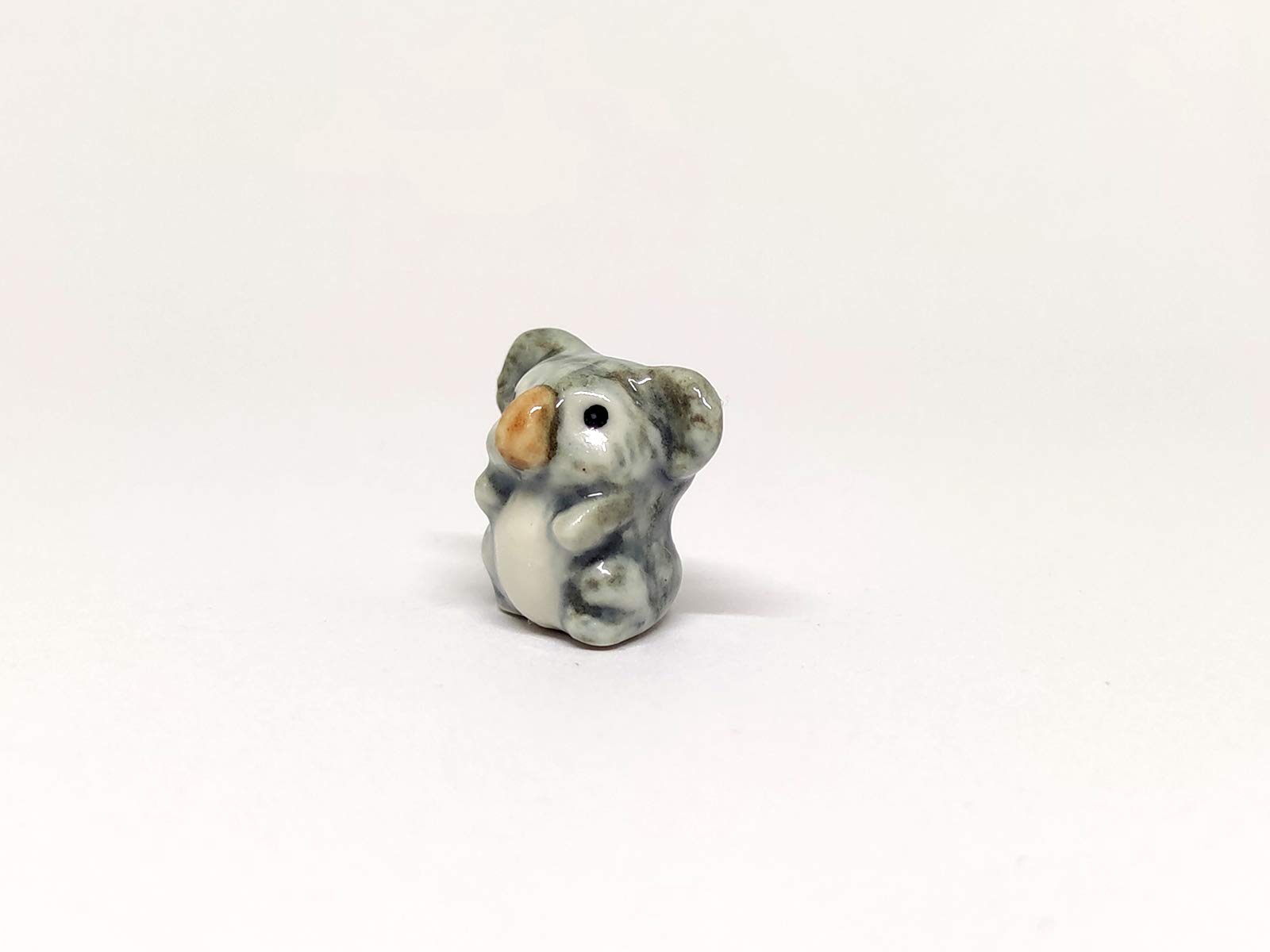 SSJSHOP Koala Bear Micro Tiny Dollhouse Figurines Hand Painted Ceramic Animals Collectible Gift Home Garden Decor (Koala Bear)