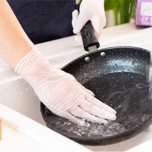 Wostar Nitrile Exam Gloves Large Powder Latex Free 4mil 50 Pcs Long 12 Inches Disposable Nitrile Gloves