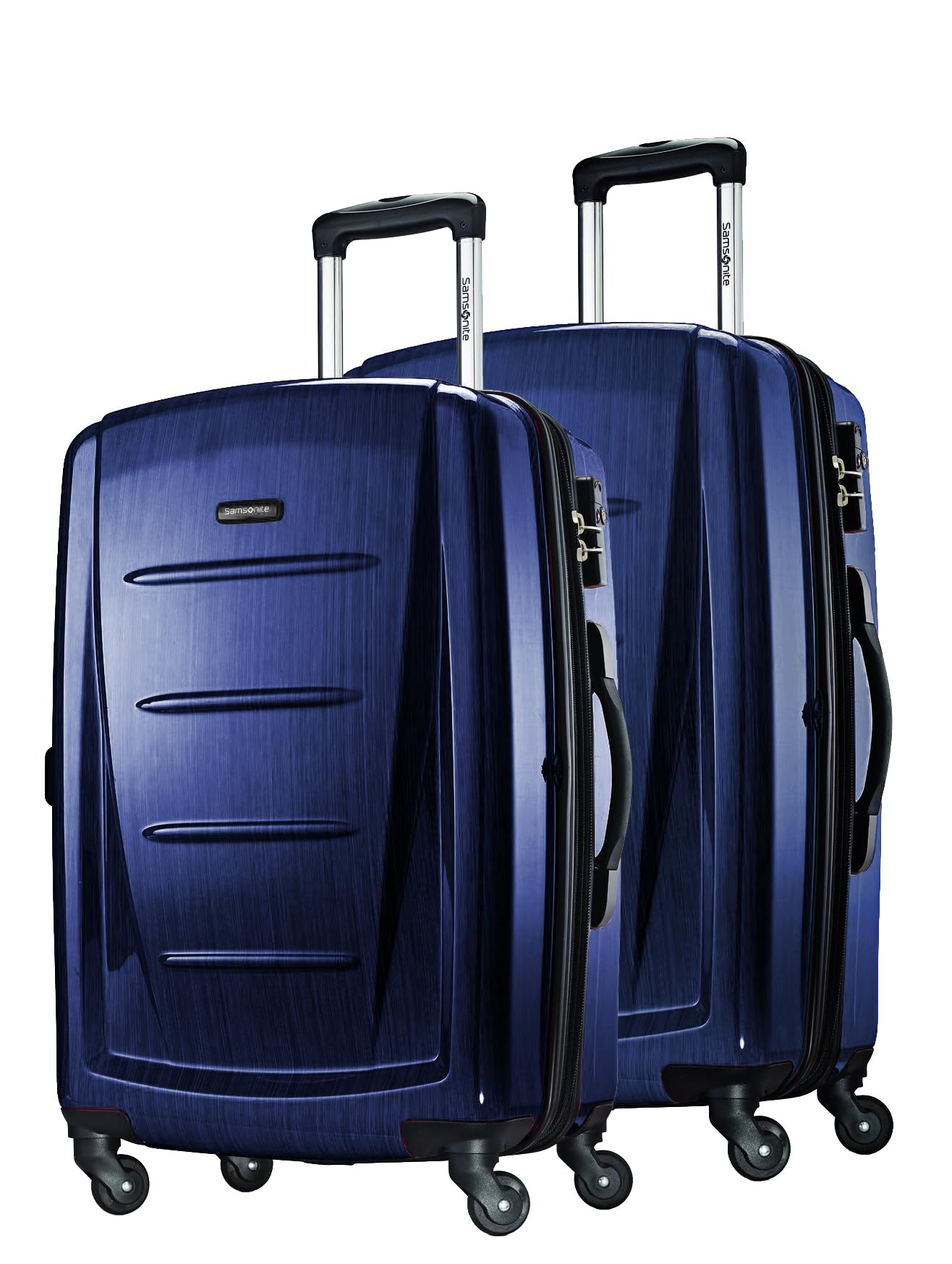 Samsonite Winfield 2 Hardside Luggage with Spinner Wheels, Navy, 2-Piece Set (20/24)