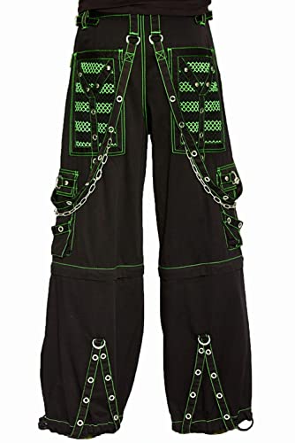 Tripp NYC Electro Pants [Black/Green] XS
