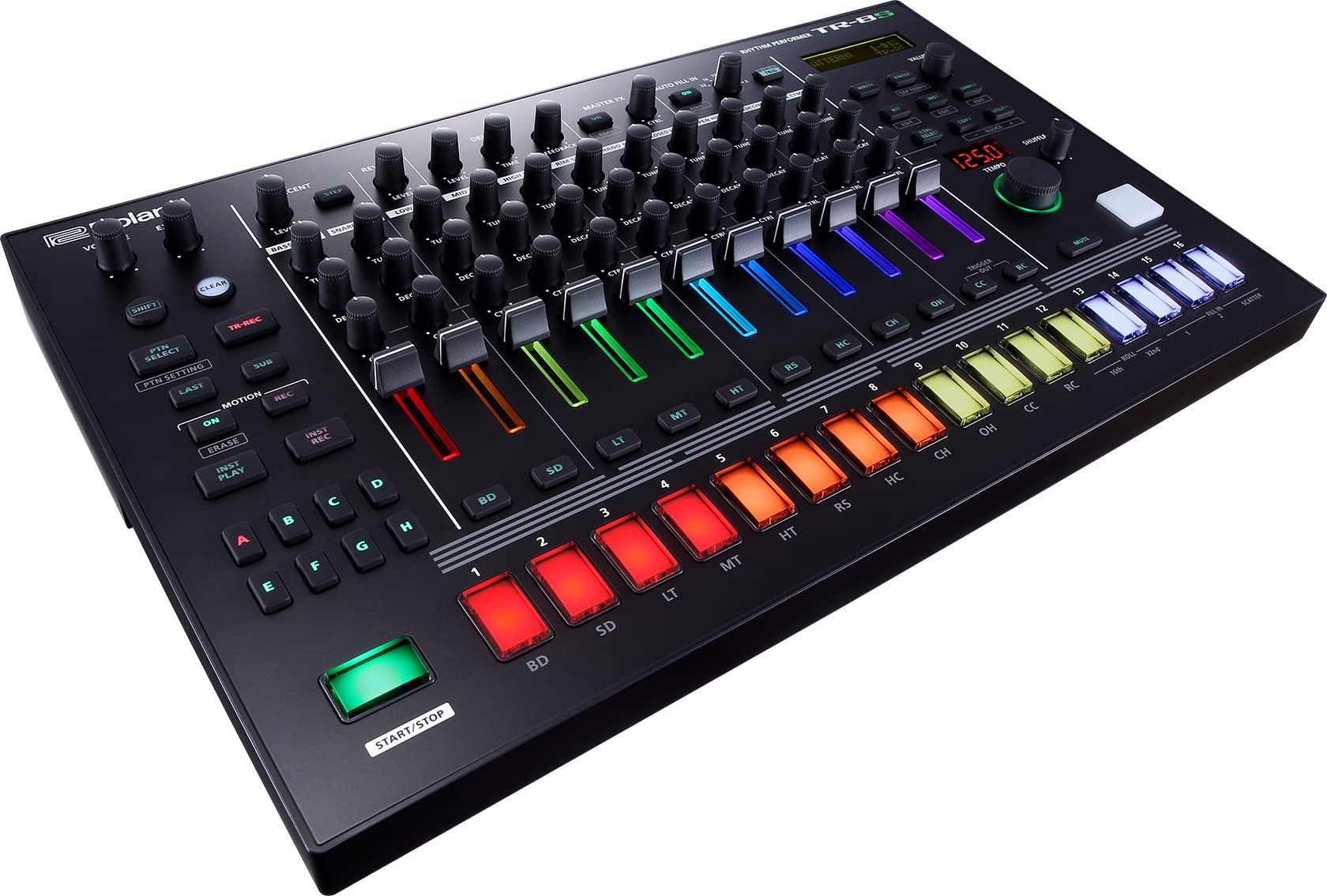 Roland TR-8S Aria Rhythm Machine Bundle with MIDI Cable and Austin Bazaar Polishing Cloth