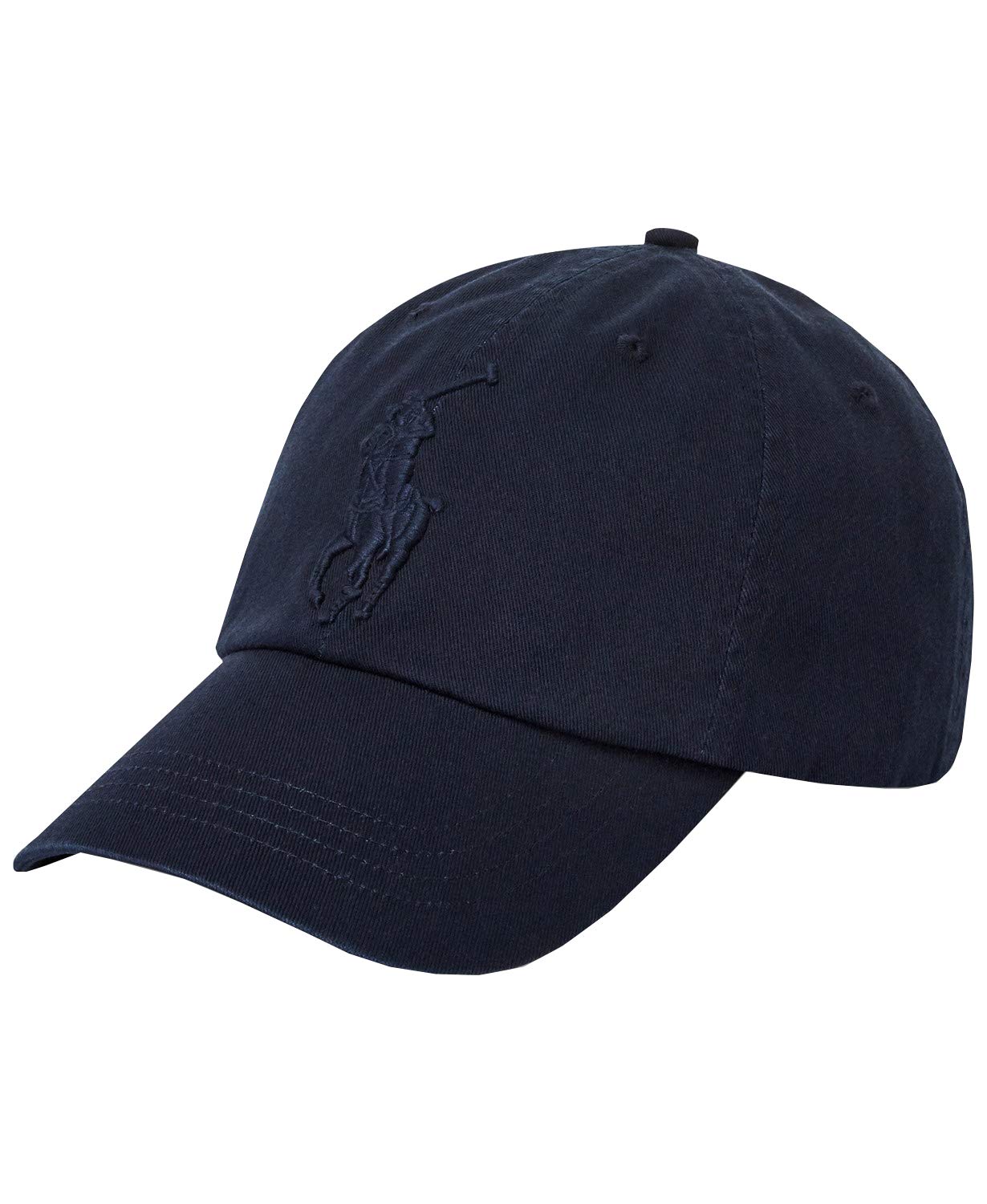 Polo Ralph Lauren Men's Big Pony Chino Cap, Navy (One Size)