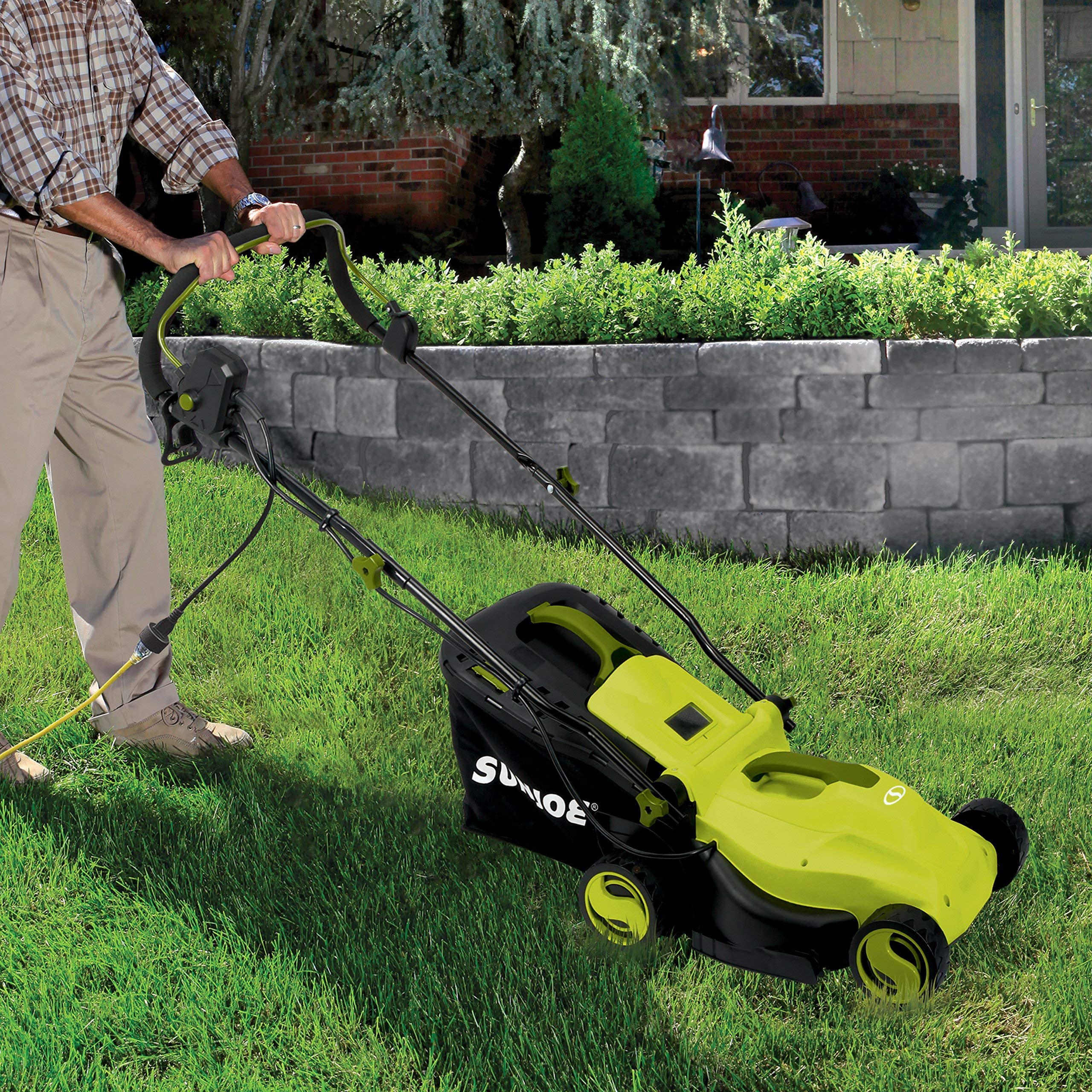Sun Joe MJ400E 12-Amp 13-Inch Electric Lawn Mower (Renewed)