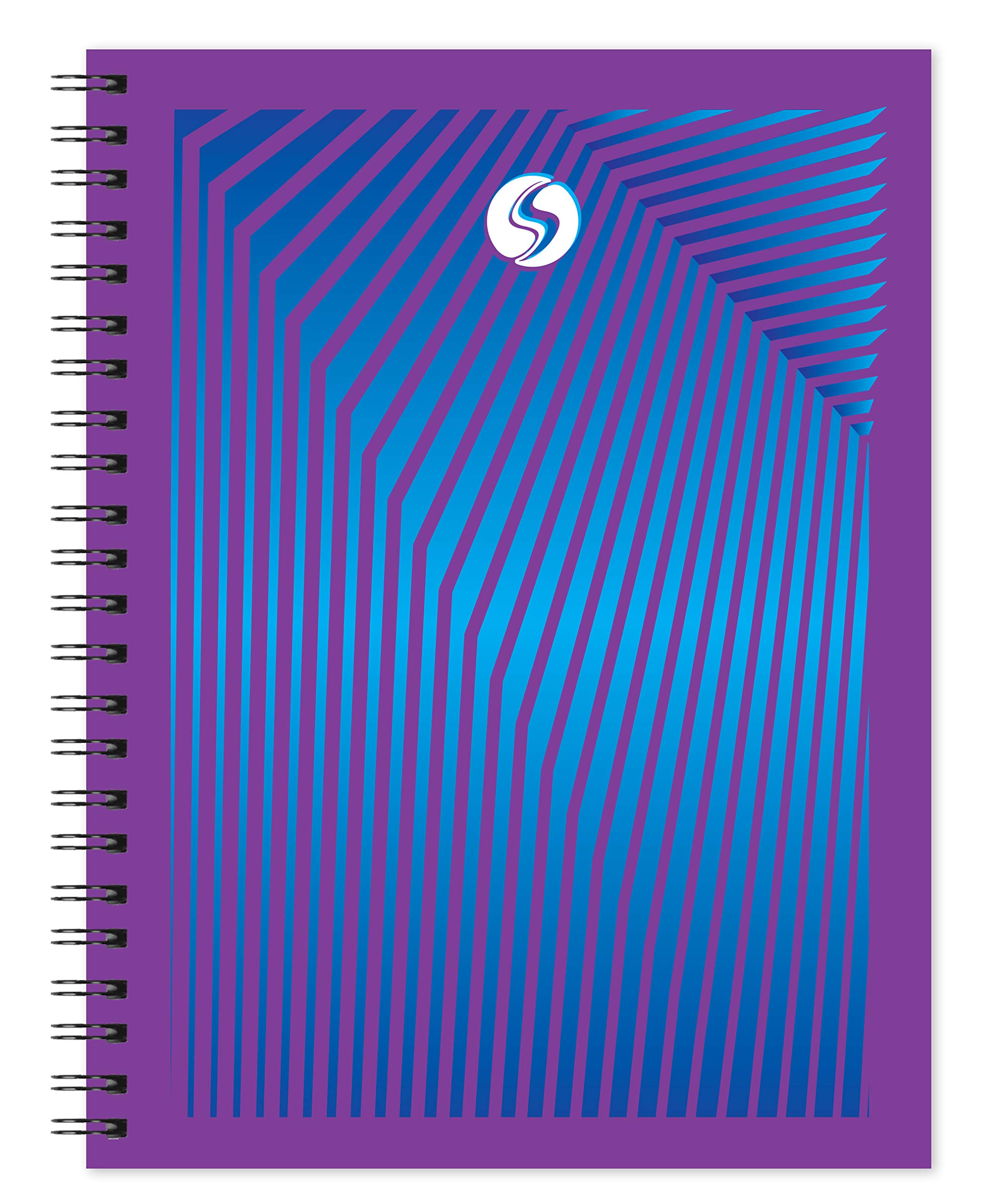 Silvine Daze 160 Page A5 Wirebound Hardback Notebooks in 3 Assorted Colours [Pack of 6]