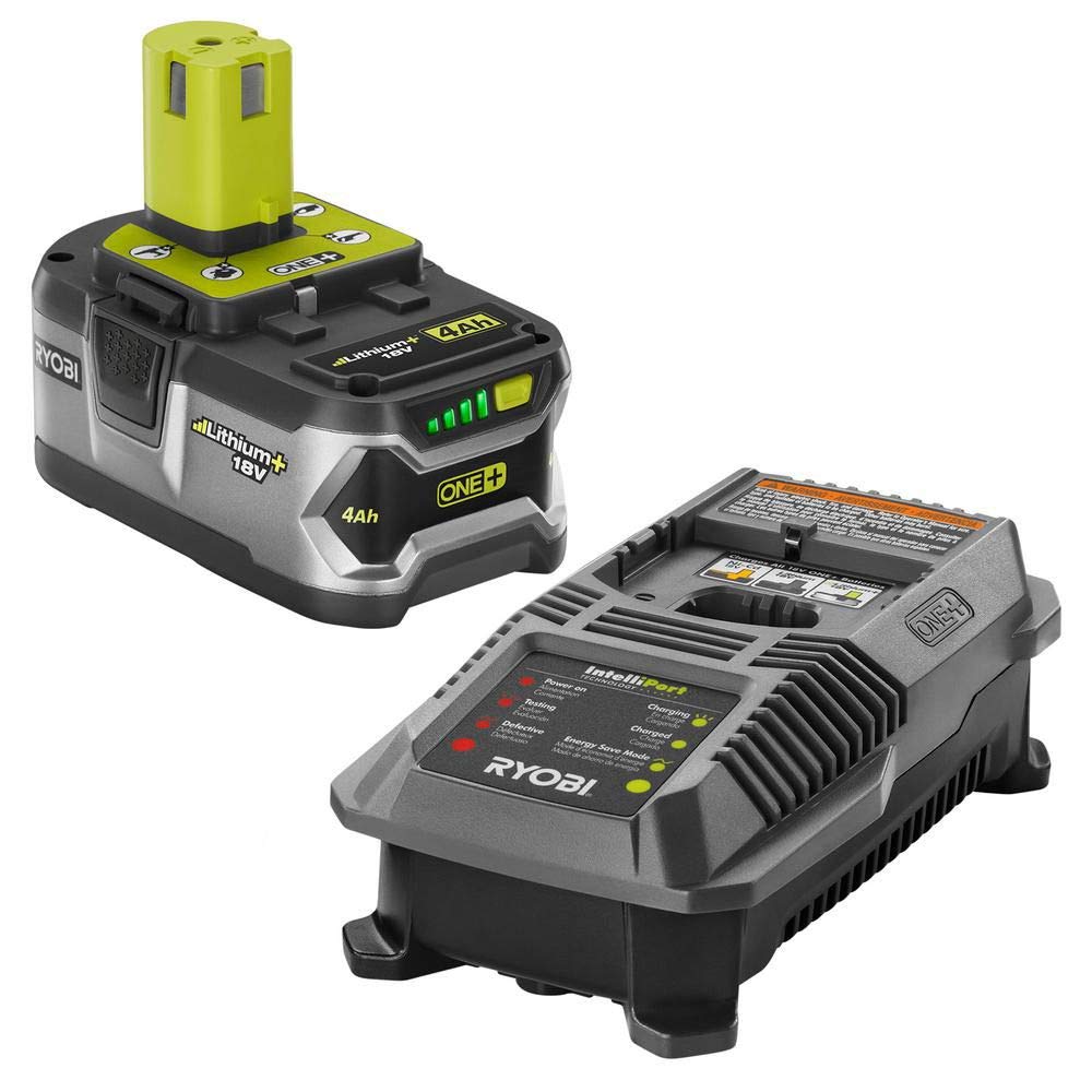 RYOBI P549 18V ONE+ 12-Inch Brushless Lithium-Ion Electric Cordless Chainsaw with 4.0 Ah Battery